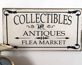 Flea market sign | Etsy