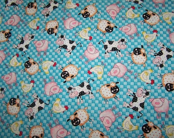 Barnyard fabric | Etsy
