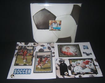 Football Photo Album Football Scrapbook Album Premade