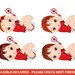Ladybug Baby Girl Clipart Vector Baby Clipart Sticker
