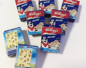 Mini corn flakes box | Etsy