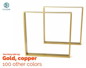 Gold table legs | Etsy