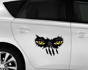 Peeking monster | Etsy