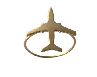 Airplane ring | Etsy