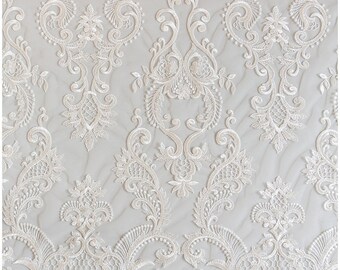 French lace fabric | Etsy