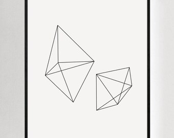 Minimal print | Etsy