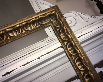 Carved wood frame | Etsy