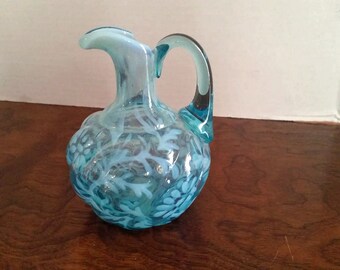 Small glass pitcher | Etsy