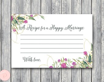 Recipe for marriage | Etsy