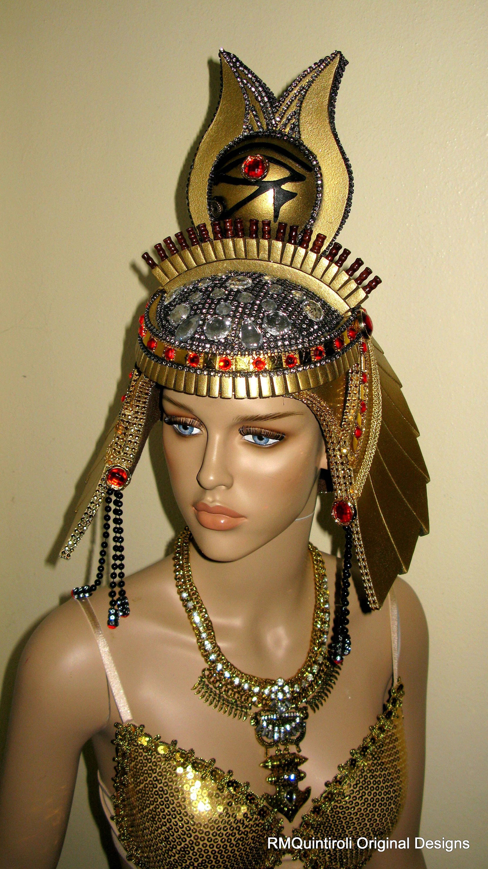 Cleopatra Style Headdress Egyptian Headdress Burning Man