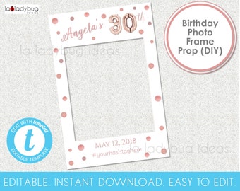 30th birthday frame | Etsy