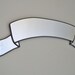 Ribbon Banner Mirror / Handmade Wall Mirror Scroll Banner Wall