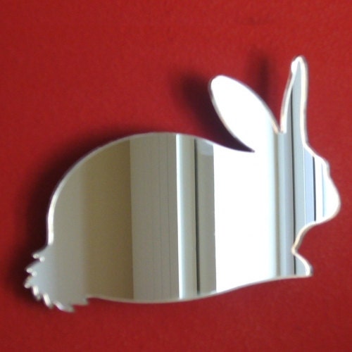 Bunny Rabbit Mirror 5 Sizes Available. Also available in