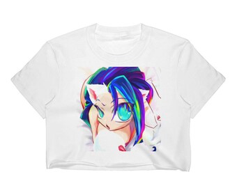 Anime crop top | Etsy