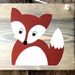 Custom made wood signs clever little fox woodland nursery