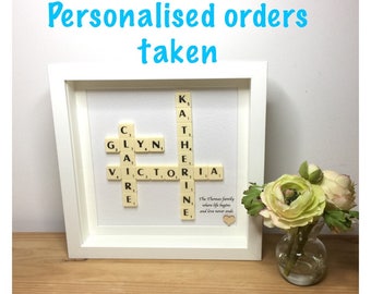 Scrabble sign | Etsy