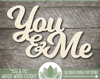 You and me sign | Etsy