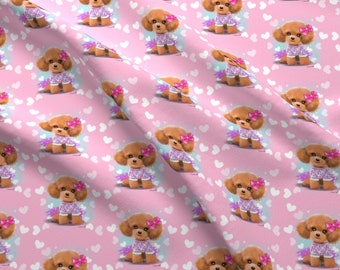 Poodle fabric | Etsy