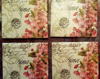 Tile coasters | Etsy