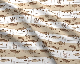 Trout fabric | Etsy