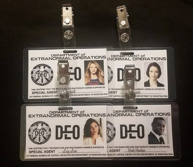 Department of Extranormal Operations DEO ID Badges inspired