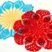 Crocheted Doily Ladybug Lady Bug Ladybird Lady Bird Red Doily