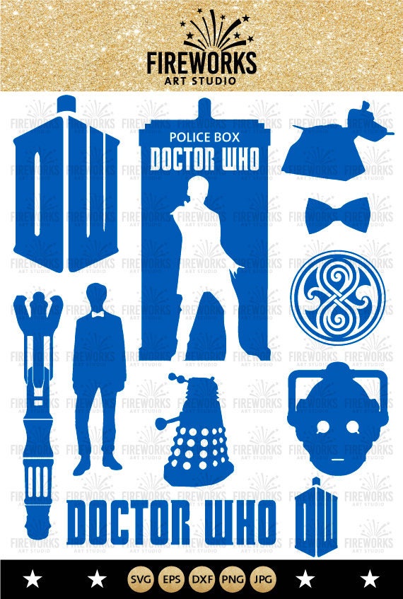 Dr Who svg Tardis svg cutting file for Cricut and