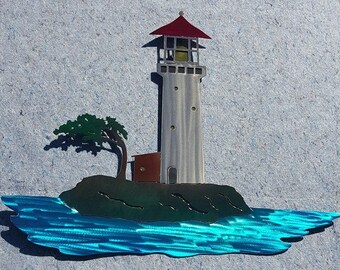 Metal lighthouse | Etsy