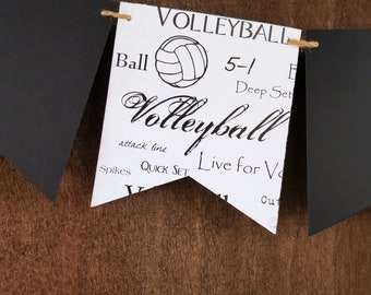 Volleyball banner | Etsy