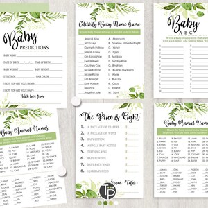 Baby shower games | Etsy