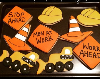 Construction cookies | Etsy