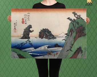 Godzilla art | Etsy
