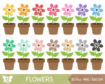 Gardening clipart | Etsy