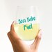 Boss Lady Fuel Stemless Wine Glass Boss Babe Fuel Stemless