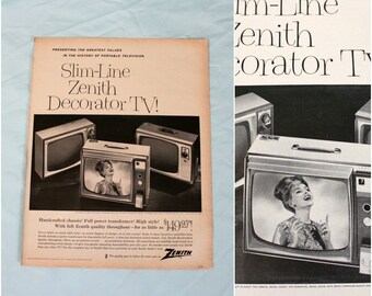 Zenith tv | Etsy