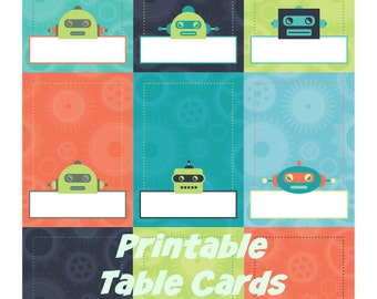 Robot Printables Robot Party PRINTABLE Robot Game Robot