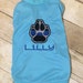 Thin Blue Line Paw Shirt Police Dog Shirt Back The Blue