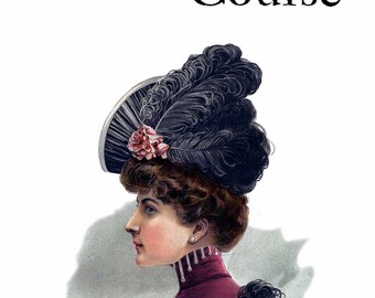 1951 MILLINERY Hat Making Book Retro COLLINS Complete DIY