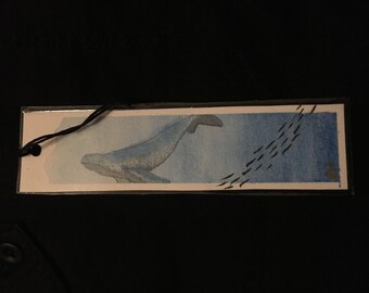 Whale bookmark | Etsy