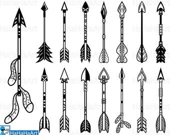 Indian arrow svg | Etsy