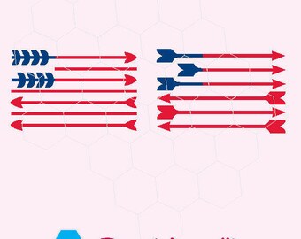 Usa flag arrows | Etsy