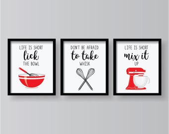 Kitchen quotes | Etsy