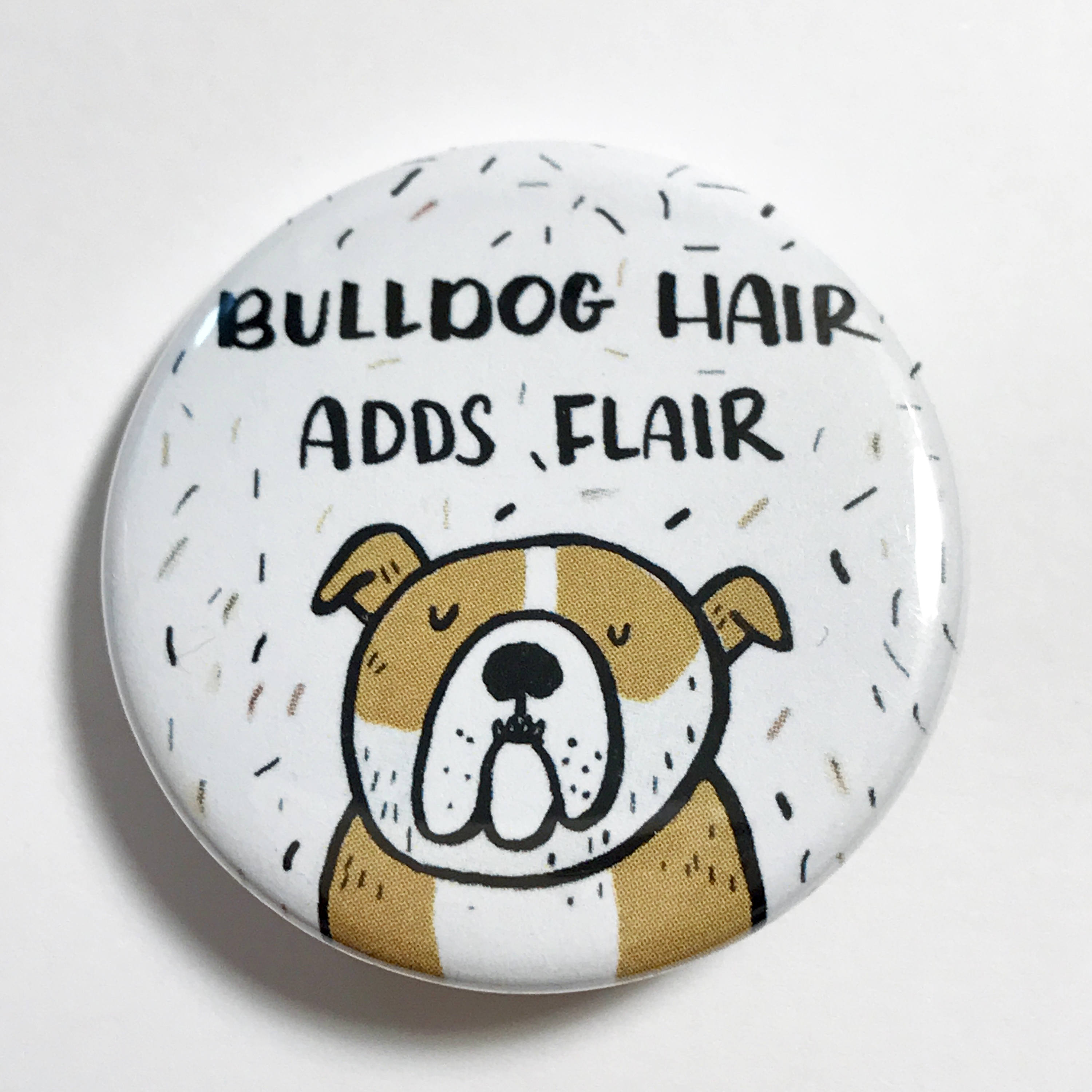 Bulldog Pin Bulldog Pinback Button Pin Bulldog Gift