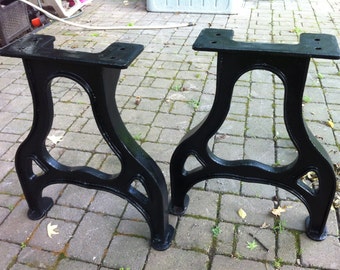 Vintage Cast Iron Table Legs and Other by IndustriousTableLegs