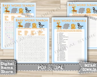 Baby word search | Etsy