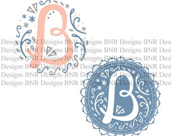 Letter b svg | Etsy