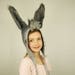 Donkey Ears Felted hat Earflap Shrek Donkey Hat Headpiece