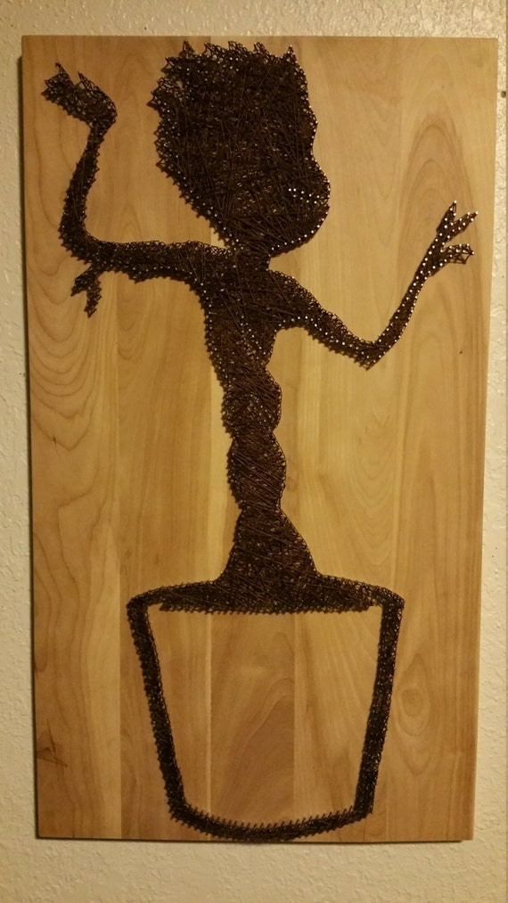 Groot String Art gardiens de la galaxie Marvel mural