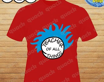 Dr seuss teacher | Etsy