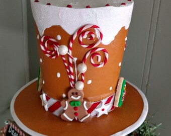 Top hat tree topper | Etsy